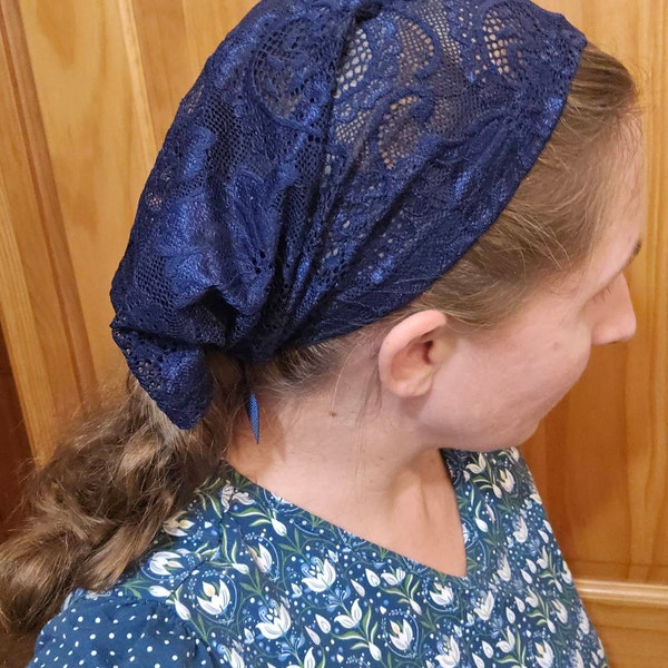 Stretch Lace - 10 Inch Headband//headwrap//headcovering//headscarf ...