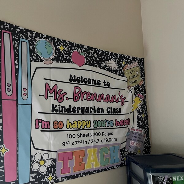 Personalized 3D Teacher Door Sign, 3D Teacher Door Hanger, Classroom ...