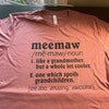 Mother's Day Meemaw Meemaw Definition Svg, Dxf, Eps, Png, Wmf. Mother's ...