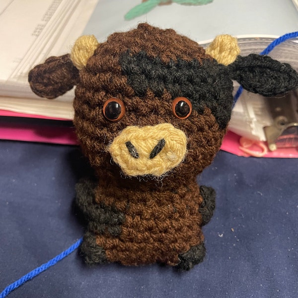 Cow No Sew Crochet Pattern, No Sew Amigurumi Crochet Patterns, Crochet ...