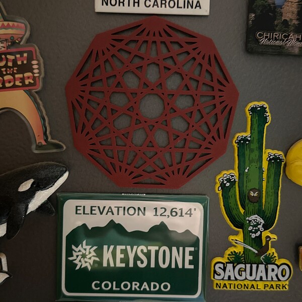 Smaller Nonagon Infinity (magnet) - Etsy
