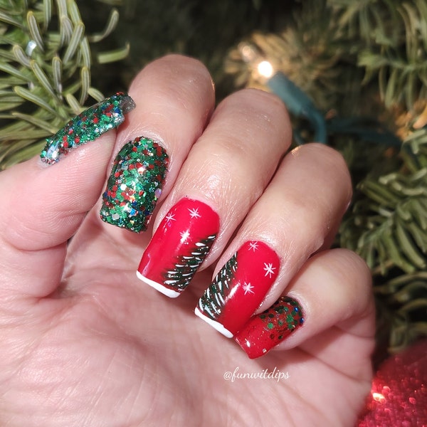 Christmas Vol 3- Dip Powder, Dip Powder for Nails, Christmas Dip Powder ...