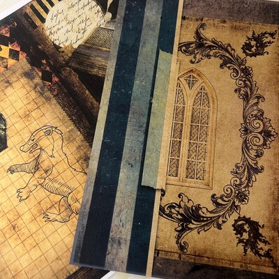 Wizarding School Journal Kit Printable Journal Pages Instant Download ...