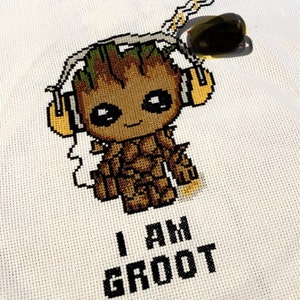 Baby Groot Cross Stitch Pattern I Am Groot Cross Stitch - Etsy