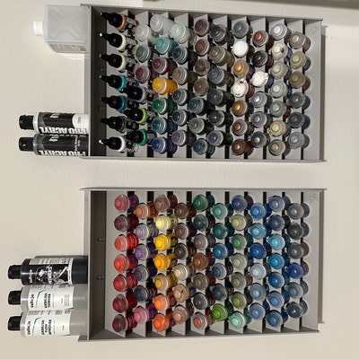 Wall Mounted Hobby Paint Storage Rack Vertical - Etsy