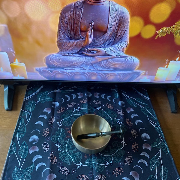 MINI Altar Cloth Goddess Tarot Cloth, Traveling Altar Cloth, Portable ...