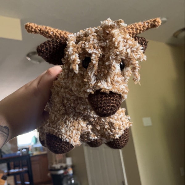 Crochet Highland Cow Amigurumi Pattern - Etsy