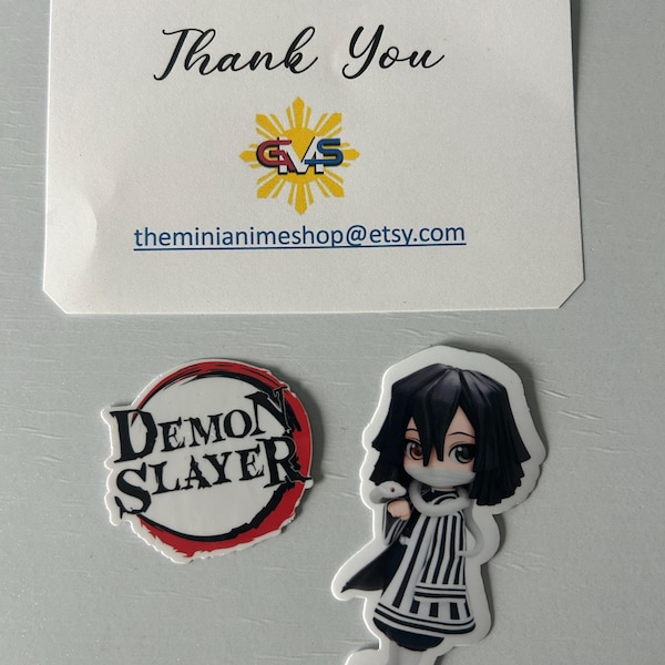 Obanai Iguro Anime Art-demon Slayer Sticker Glossy/holographic Water ...
