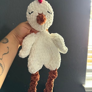 Big Little Chickie Knotted Lovey Crochet Chicken PATTERN - Etsy