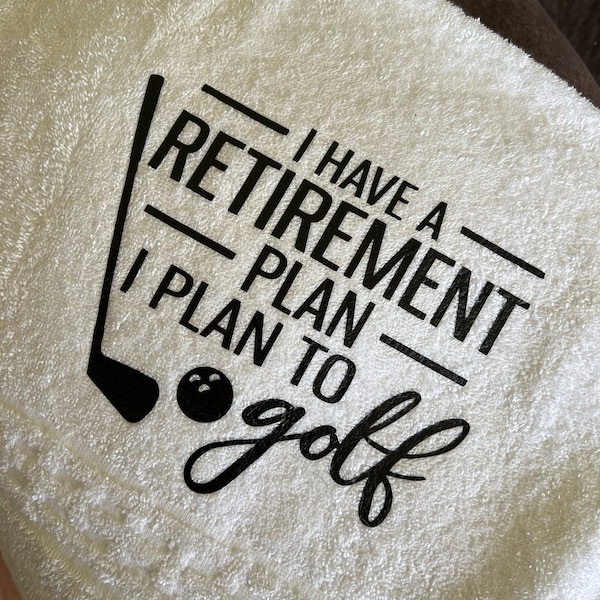 Retired Golfer SVG,I Have a Retirement Plan, I Plan to Golf Cut File ...