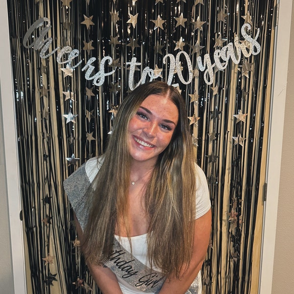 Cheers to 20 Years Banner, 20th Birthday Banner, Happy 20th Birthday ...