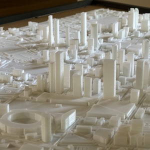 3D Los Angeles Digital Files 3D STL File Los Angeles 3D Map 3D City Art ...