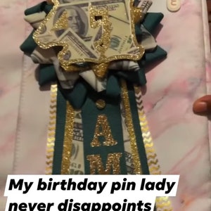 Custom Birthday Pins - Etsy