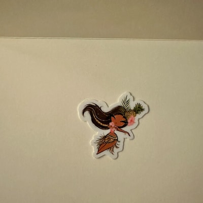 Amelia Mermaid Girl Decal Under the Sea Hawaii Waterproof Little ...