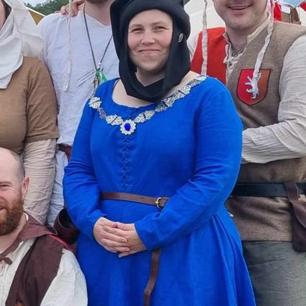 Silk Fillet With River Pearls, Medieval Women's Headdress, Accessories ...