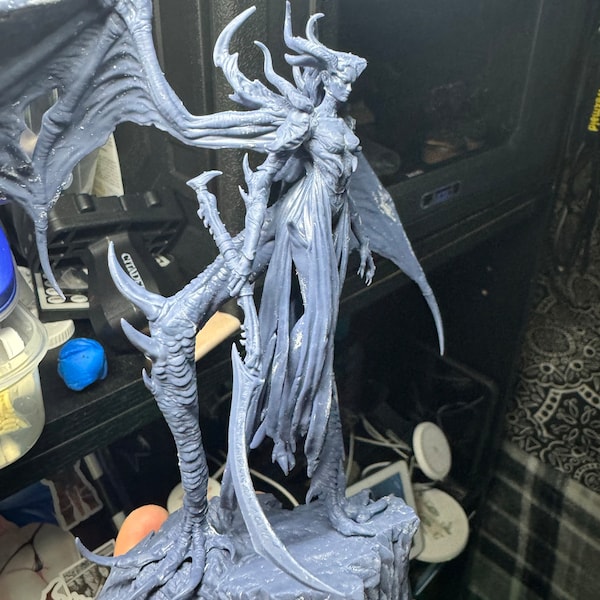 Demon Queen Miniature - Lord of the Print | Infernal Daemon of Slaanesh ...