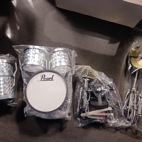 Miniature Drum Set Brown Signature Exclusive Musical Instrument Display ...