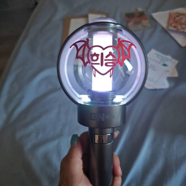 Enha Vampire Bat Lightstick Decal - Etsy