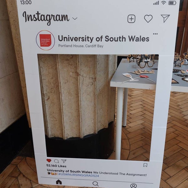 Customisable Social Media Selfie Frame Bespoke Instagram Effect ...