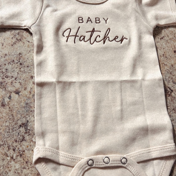 Embroidered Onesies® Brand, Personalized Baby Onesies® Custom Natural ...