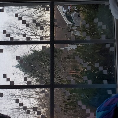 Pixelized Window Decals Minecraft Style Video Game Vinyl Stickers Boys ...