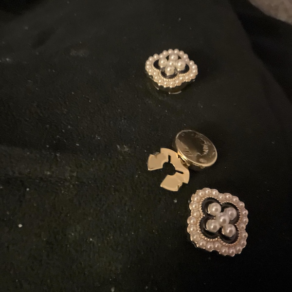 Buttons Buttons Cover Gold Button Covers Pearl Buttons for Clothing ...