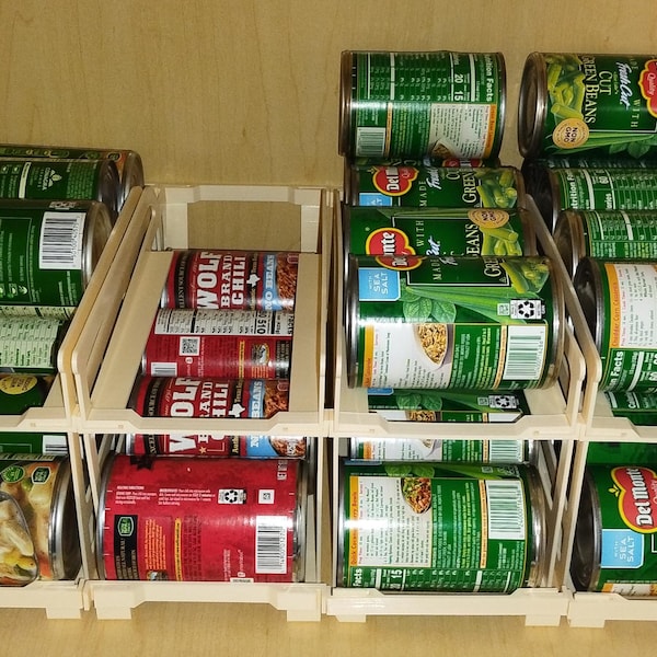 Automatic Roll-off Can Dispenser Storage Organizer for Kitchen Pantry ...