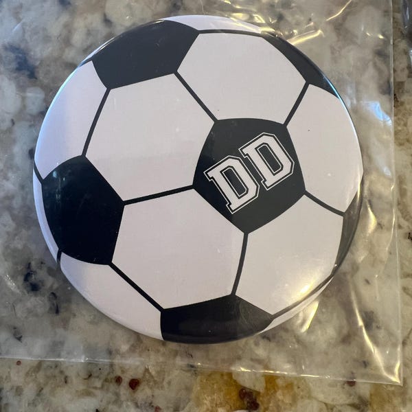 Custom Sports Photo Button or Refrigerator Magnet | Personalized Sports ...