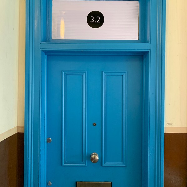 Personalised Classic Door Number Decal House Number Decal Sticker - Etsy