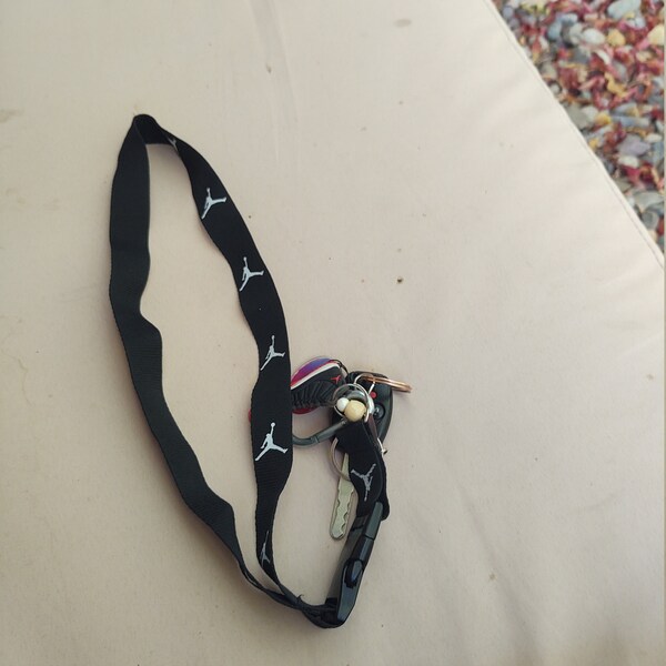 Jordan Lanyard With Jordan Keychain. New! - Etsy