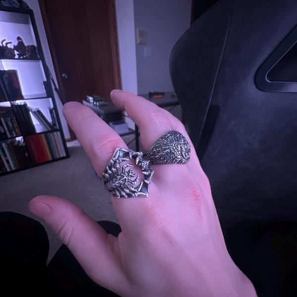 Haida Skull Ring - Etsy