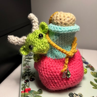 Vial Dice Bag Crochet Pattern, Holds 1 Set, Dnd, Tabletop Gaming, Dice ...