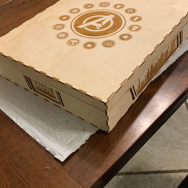 Marvel Champions LCG Etched Mass Storage Solution Organizer Stand Alone ...