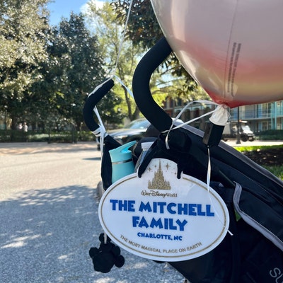 Walt Disney World Inspired Cast Member Name Stroller Sign Tag WDW ...