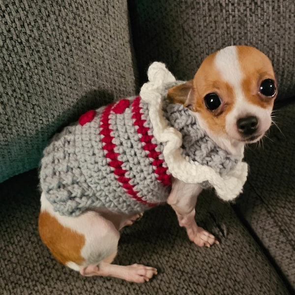 Creepy Clown Small Dog Sweater/ Halloween Costume Available in Four ...