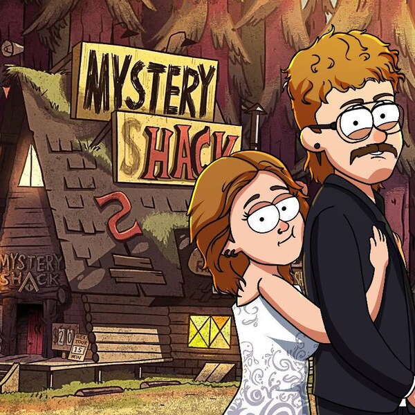 Custom Gravity Falls Style Portrait Personalized Cartoon Caricature ...