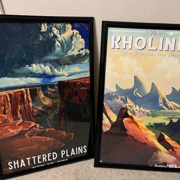 Kholinar Travel Poster, Ancient Dawncity, Alethi Captial, Brandon ...