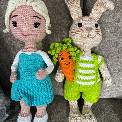 English PDF Crochet Pattern M3gan Doll Instant Download Model 3 ...