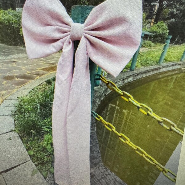 1pc Extra Big Bow,light Pink Bow, Candle Bow, Door Bow, Formal Wedding ...