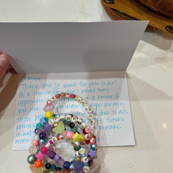 SHIPS FAST CUSTOM Taylor Swift Inspired Eras Tour Friendship Beaded ...