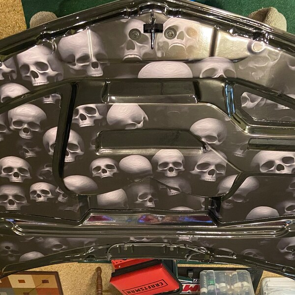 Grunge 3D Skulls Pile Car Hood Wrap, Car Hood Decal, Car Hood Sticker ...