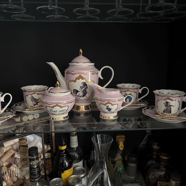 Four 22k Gold Spooky Halloween Potion/spells/witches Brew/poison Teacup ...