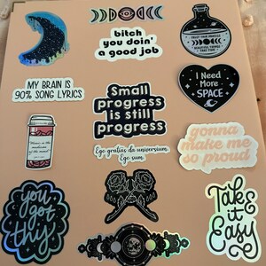 Yin Yang Holographic Sticker for Laptop or Water Bottle, Waterproof ...