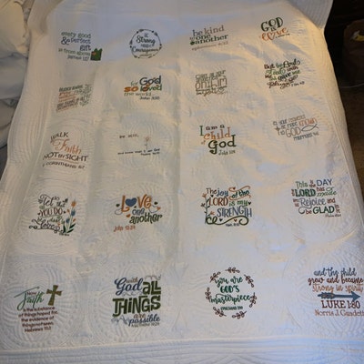Lap Size Prayer Blanket - Etsy