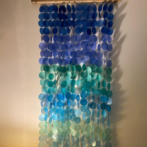 30 Round Capiz Shells 2" (5cm) With 2 Holes in Various Colors, DIY ...