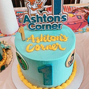 Asha 3D Personalized Cake Topper Perfect for Themed Parties - Etsy