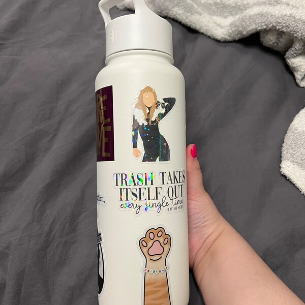 Karma is a Cat Sticker Swift Lyrics Waterproof Sticker Hydroflask ...