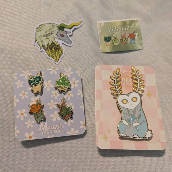 Blupee & Bubbul Gem Enamel Pin - Bobble Interactive Pin - Cute Bunny ...