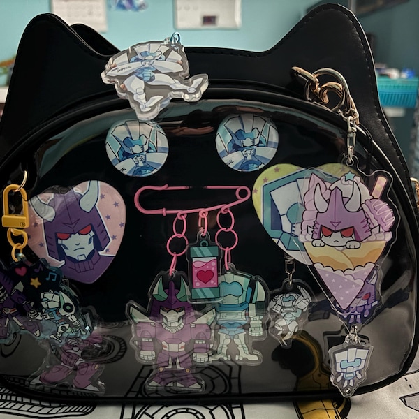 Crossbody Ita Bag, Pin Display Bag, Itabag, Window Bag, Pin Cross Body ...