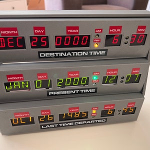 Back to the Future Time Circuit Clock BTTF Prop Replica - Etsy